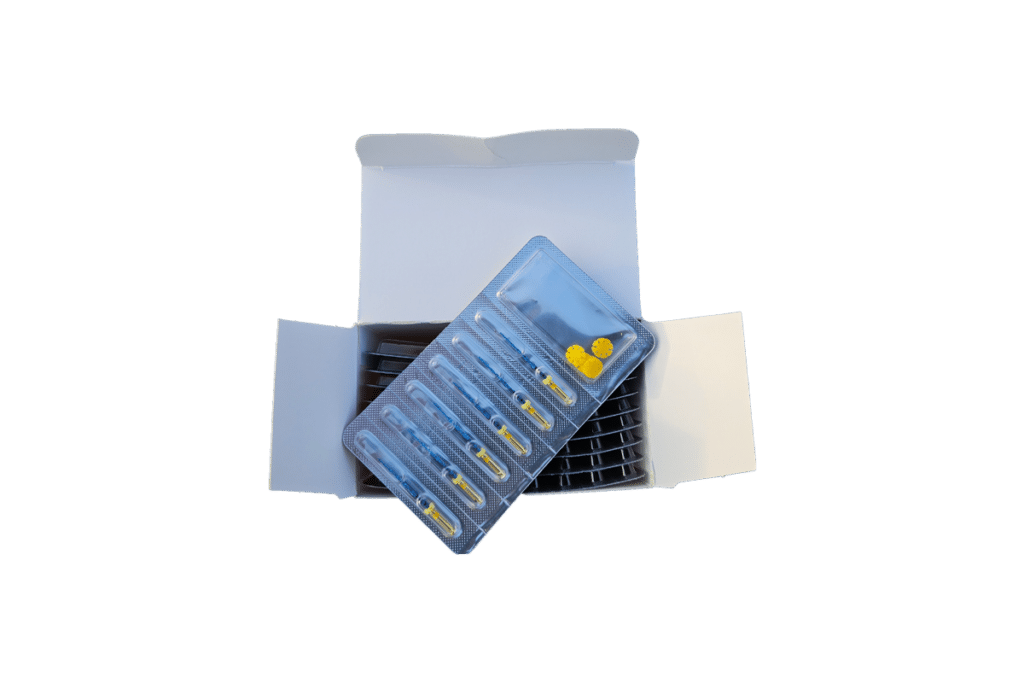 Dentorium RC Blue maskinfil, kompatible med VDW reciproc blue filer, 25 ...